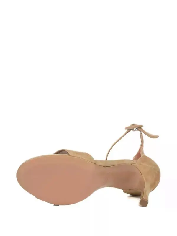 POCHE PARIS Ankle-strap Suede Sandals