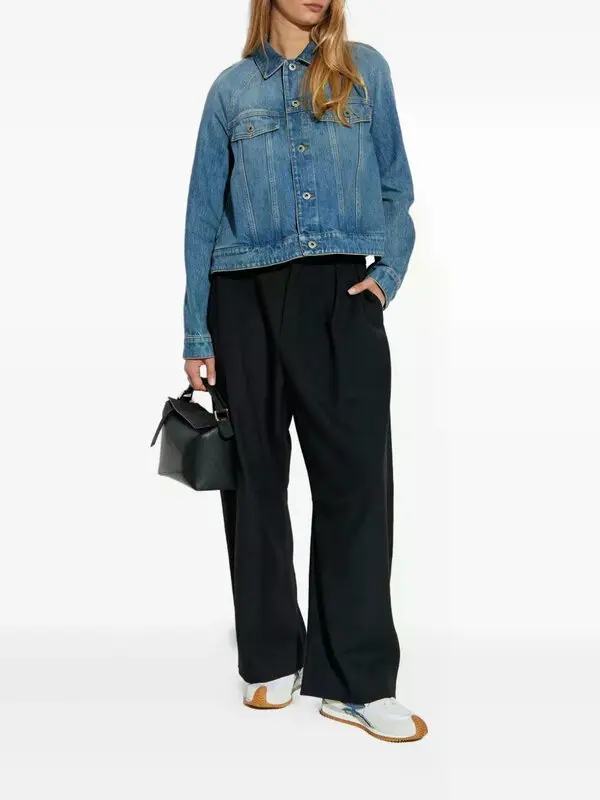 Loewe Raglan-sleeve Denim Jacket