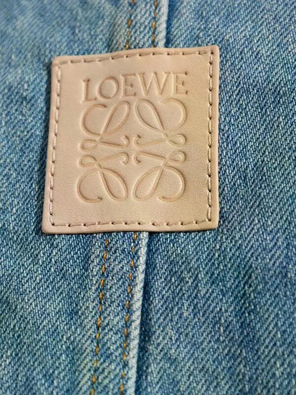 Loewe Raglan-sleeve Denim Jacket