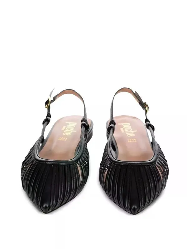 POCHE PARIS Corinne Slingback Flat Sandals