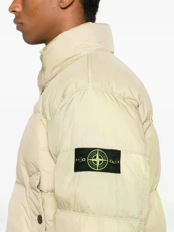 Stone Island Quilted Puffer Jacket - Neutrals