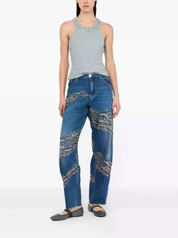 Liu Jo Rhinestone-embellished Top