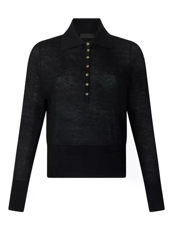 Liu Jo Polo-neck Ribbed Sweater