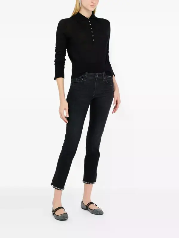 Liu Jo Polo-neck Ribbed Sweater