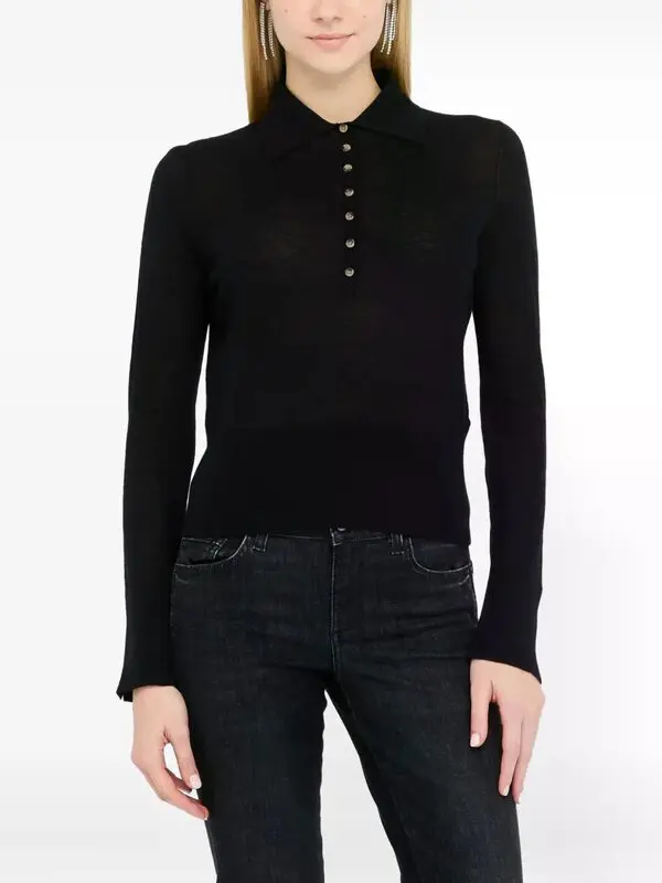 Liu Jo Polo-neck Ribbed Sweater