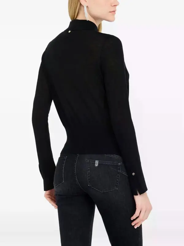 Liu Jo Polo-neck Ribbed Sweater