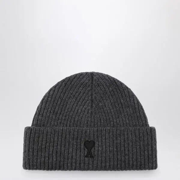Ami De Coeur Wool Beanie - Grey