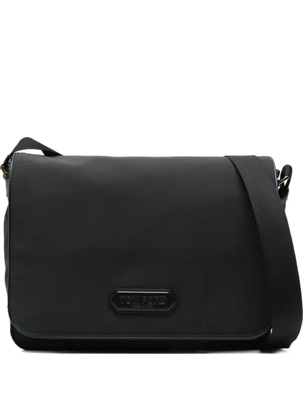 TOM FORD Large Messenger Bag - Black