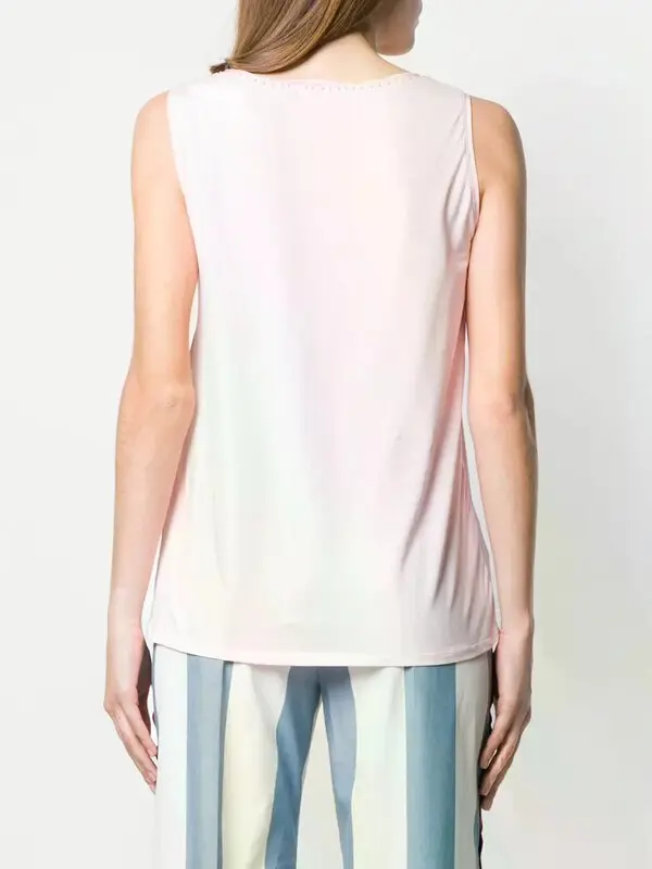 Max Mara Bead-embellished Silk Top