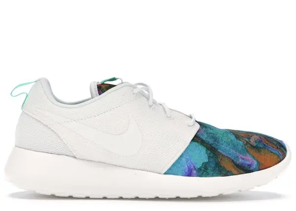 Nike Roshe One Print Sneakers - Sail/menta