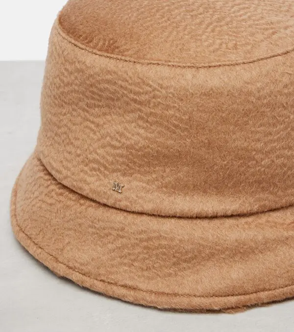 Max Mara Reversible Camel Hair Bucket Hat - Beige