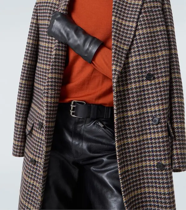 Saint Laurent Leather Motorcycle Belt