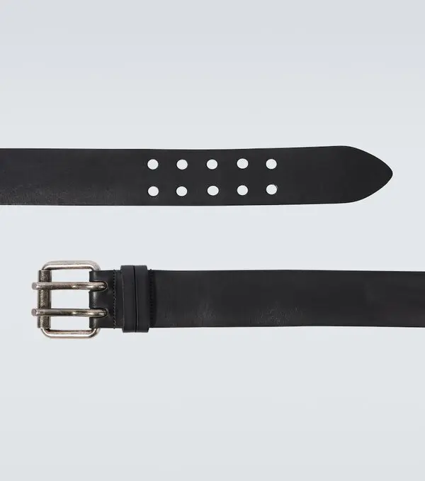 Saint Laurent Leather Motorcycle Belt