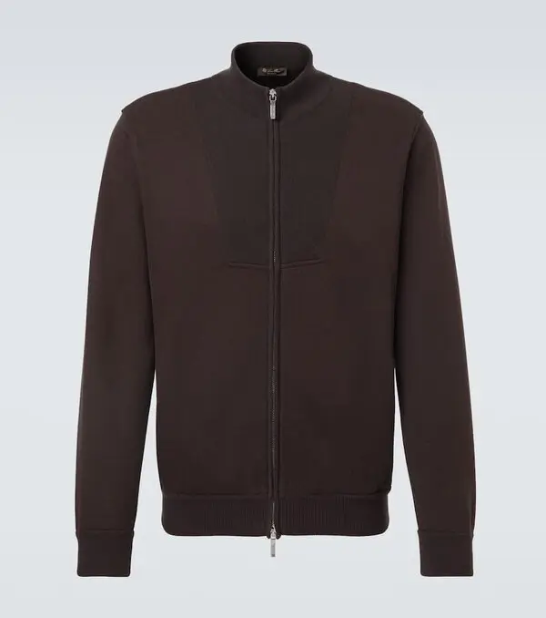 Loro Piana Whitney Cotton-blend Jersey Bomber Jacket