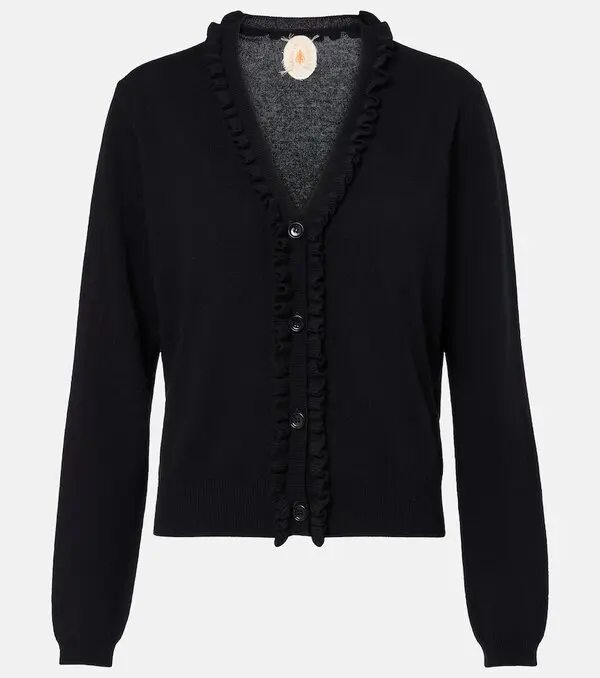 Jardin Des Orangers Wool And Cashmere Cardigan - Black