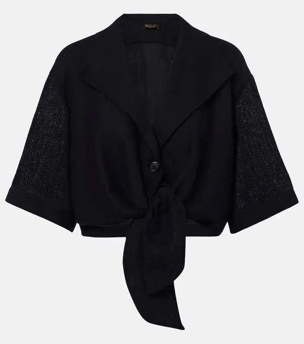 Loro Piana Janet Virgin Wool Shirt - Blue
