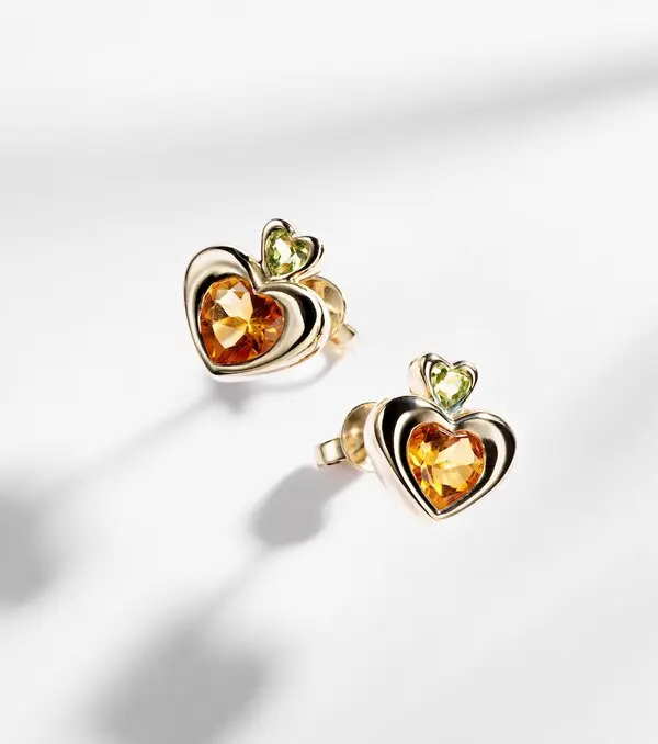 ROXANNE FIRST 14kt Single Earring With Citrine And Peridot