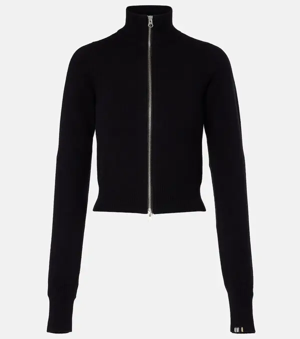 Extreme Cashmere N°302 Cashmere-blend Zip-up Jacket - Black