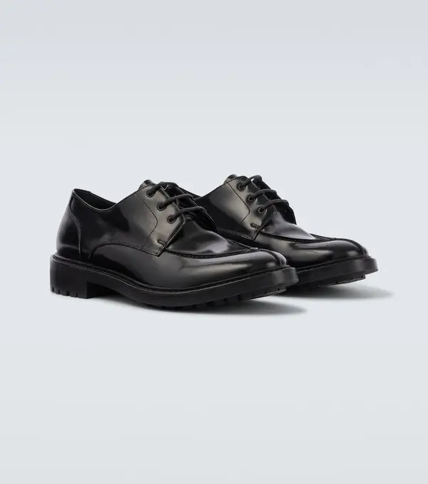 Saint Laurent Lino Leather Derby Shoes