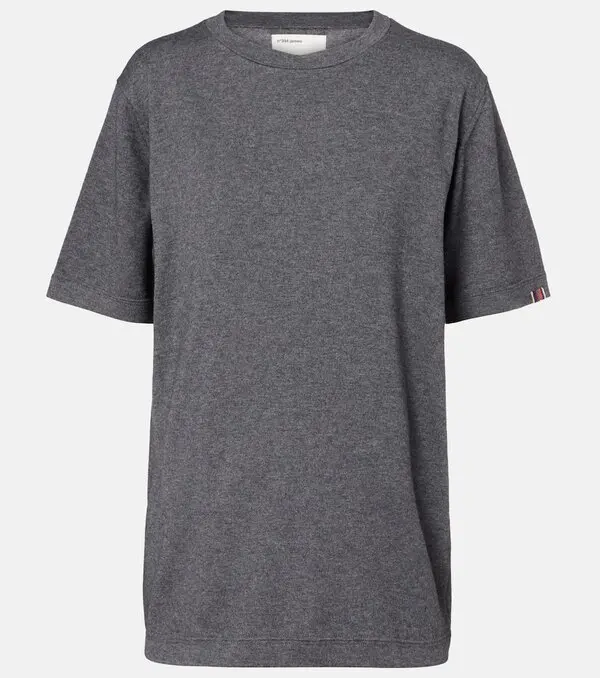 Extreme Cashmere James Cotton And Cashmere T-shirt - Grey