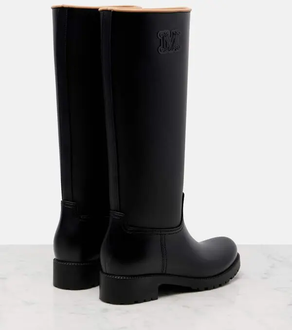 max mara - Monogram Rubber Rain Boots