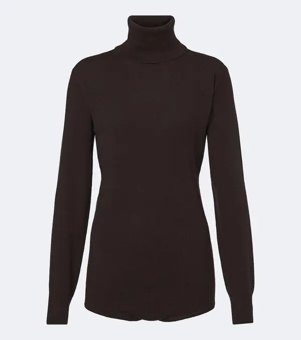 Jardin Des Orangers Wool Cashmere Turtleneck Sweater - Brown