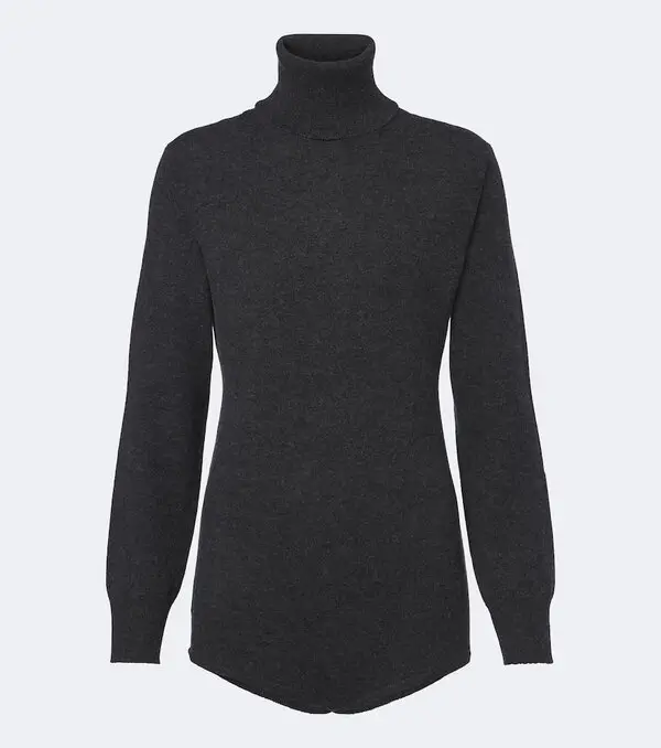 Jardin Des Orangers Wool Cashmere Turtleneck Sweater - Grey