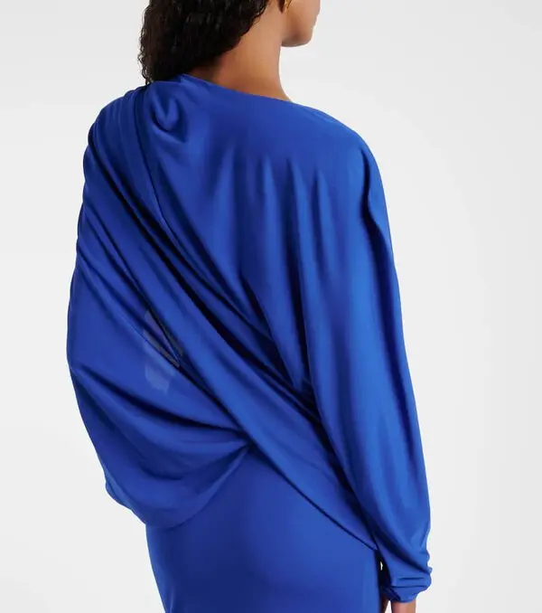 Christopher Esber Encased Nature Draped Jersey Gown