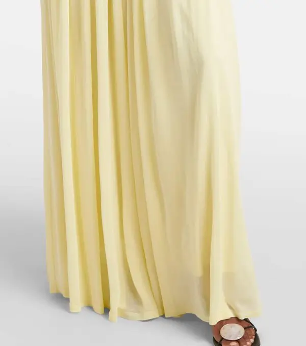 Simkhai Rhiannon Gathered Jersey Maxi Dress