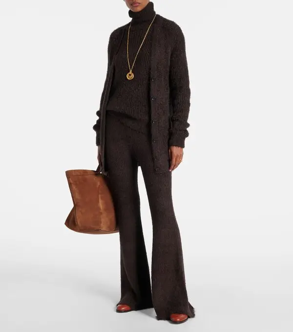 Loro Piana Silk And Cashmere Flared Pants