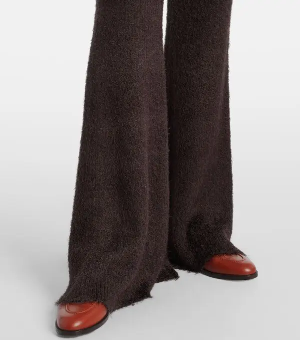 Loro Piana Silk And Cashmere Flared Pants