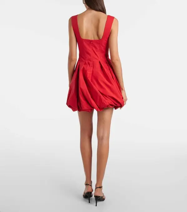 Simkhai Juni Cotton-blend Poplin Minidress - Red