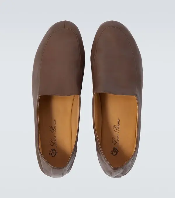 Loro Piana Anton Walk Leather Loafers