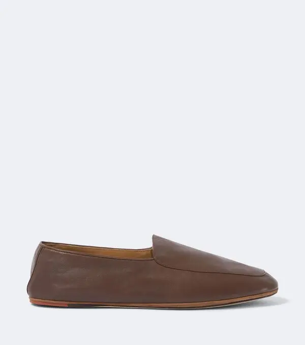Loro Piana Anton Walk Leather Loafers