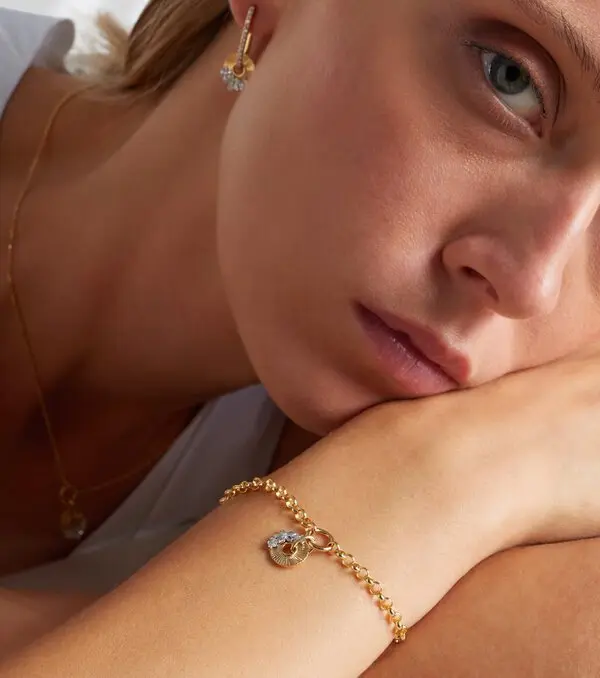 FOUNDRAE Resilience 18kt Chain Bracelet With Diamonds
