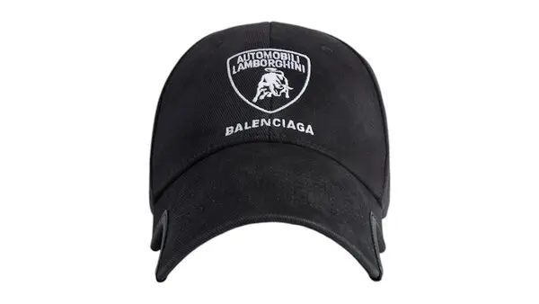 Balenciaga Automobil Lamborghini Cap - Black