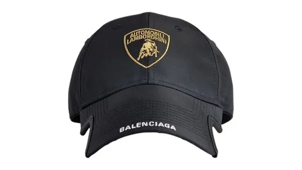 Balenciaga Automobil Lamborghini Adjustable Cap - Black