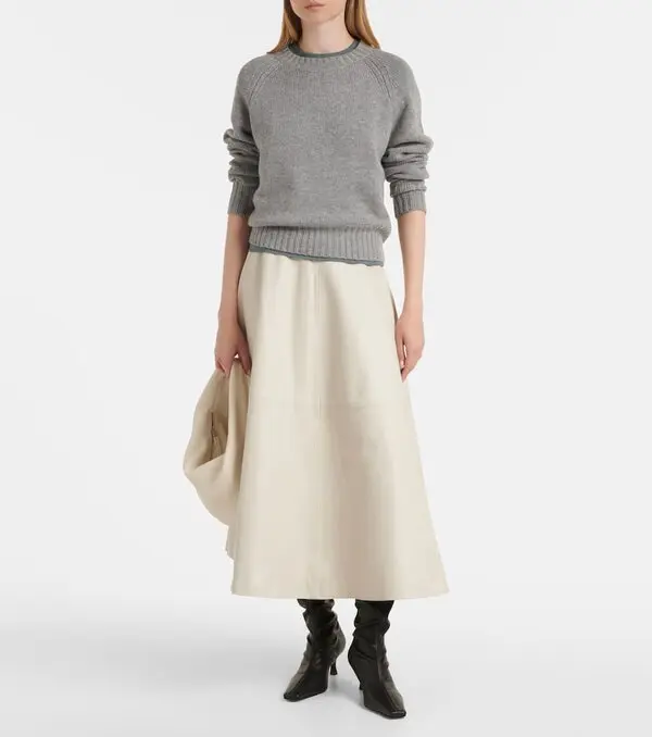 Jardin Des Orangers Wool And Cashmere Crew Neck Sweater