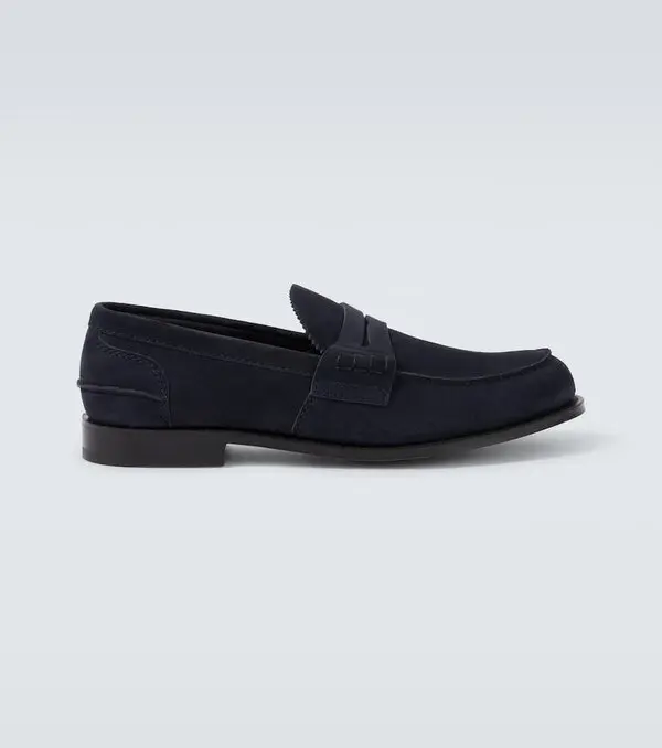 Church's Pembrey Suede Loafers - Blue