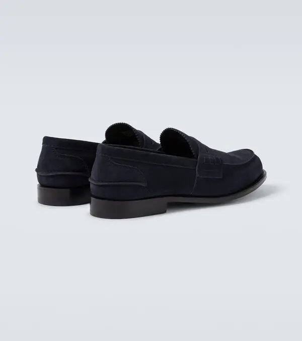 Church's Pembrey Suede Loafers - Blue