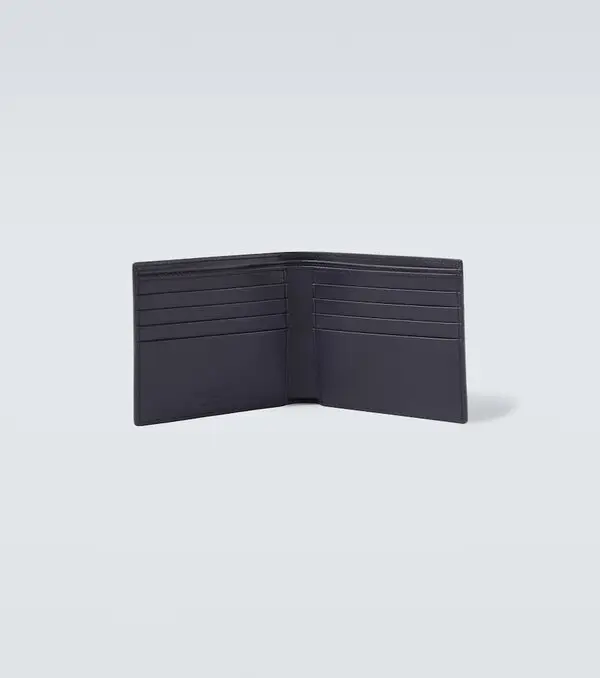 Saint Laurent Paris East/west Leather Wallet - Blue