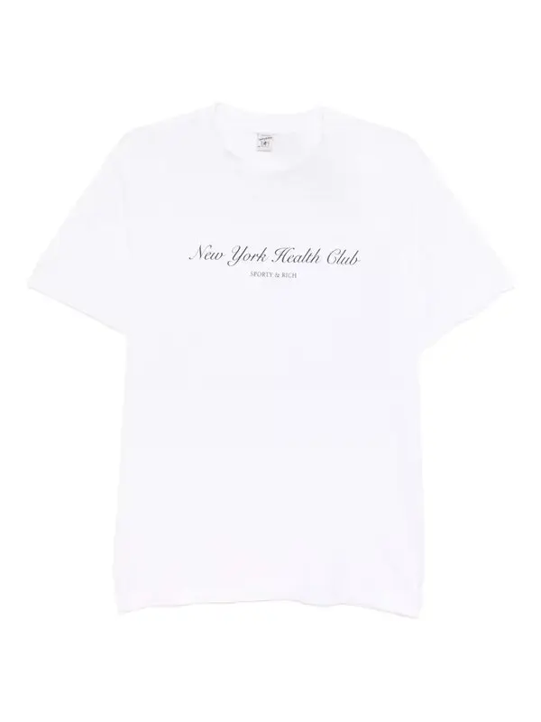 SPORTY & RICH Ny Health Club T-shirt - White