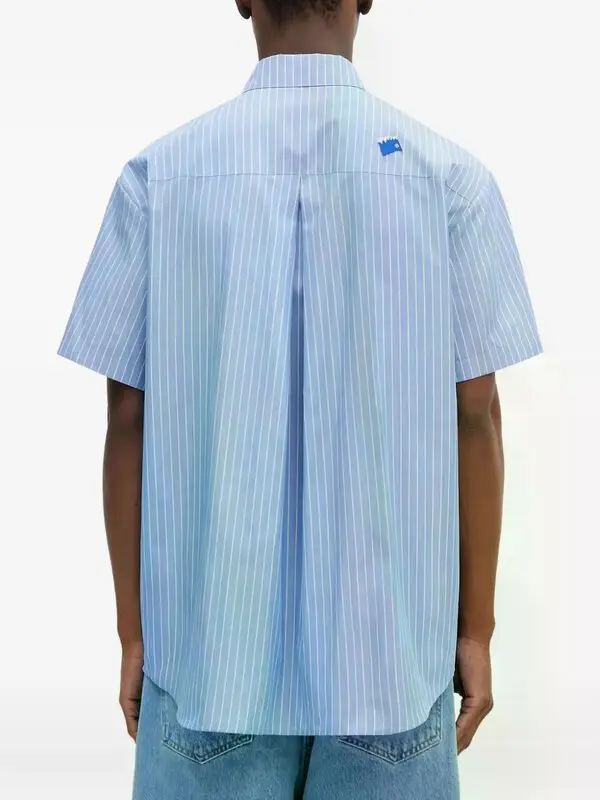 ADER ERROR Striped Short-sleeve Shirt