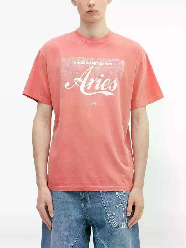 Aries Logo-print T-shirt