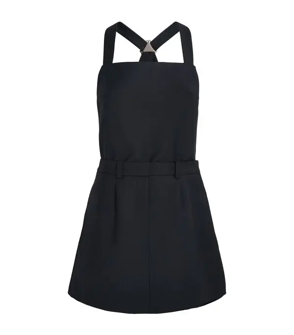 Maje Pinafore Mini Dress - Blue