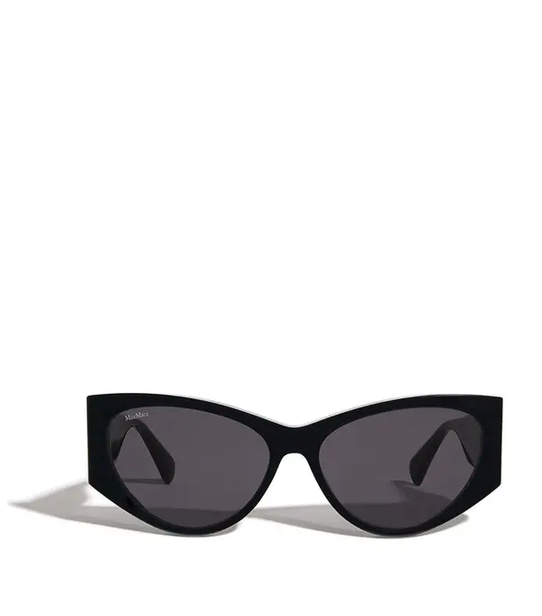 Max Mara Acetate Cat Eye Sunglasses - Black