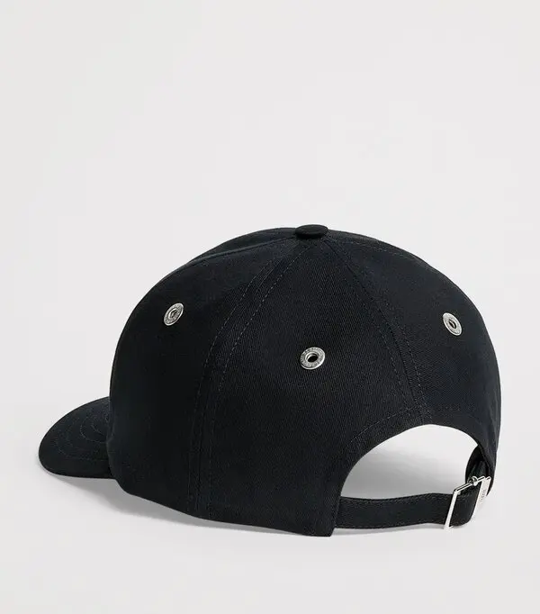 AMI Paris Cotton Baseball Cap - Black