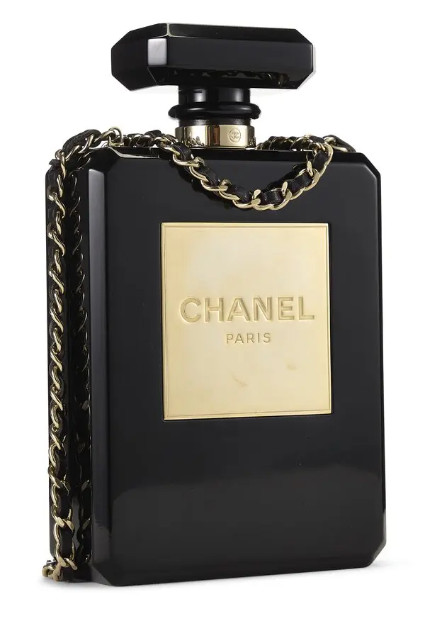 Chanel Acrylic Perfume Bottle Minaudière Clutch