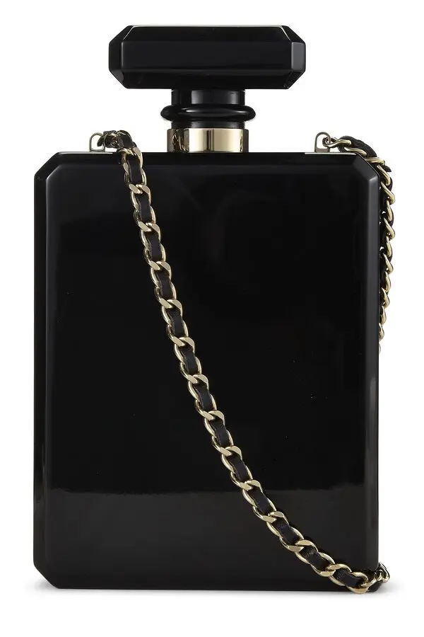 Chanel Acrylic Perfume Bottle Minaudière Clutch