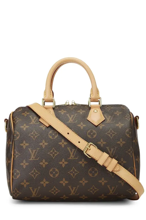 LOUIS VUITTON Monogram Speedy Bandouliere 25 - Brown